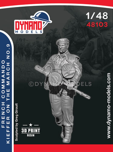 Dynamo-Models 48103 French Commando Kieffer Marching No.9 (3D Printed)