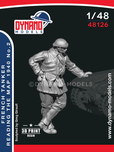 Dynamo-Models 48126 French 1940 Tanker Checking the Map No.2 (3D Printed)