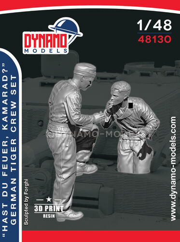 Dynamo-Models 48130 German Tiger Crew Sharing Cigarettes Set (3D Printed)