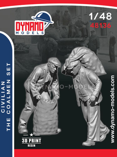 Dynamo-Models 48136 Civilian – Coalmen Set (3D Printed)