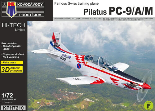 Kovozavody Prostejov KPH7210 Pilatus PC-9/A/M - Famous Swiss Training Plane