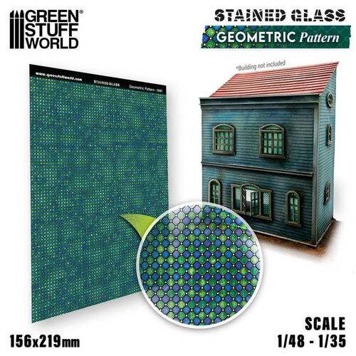 Green Stuff World 13687 Geometric Pattern Stained Glass