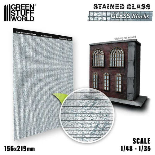 Green Stuff World 13694 Glass Blocks Stained Glass