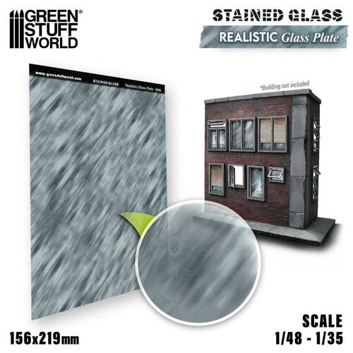 Green Stuff World 13696 Realistic Glass Plate
