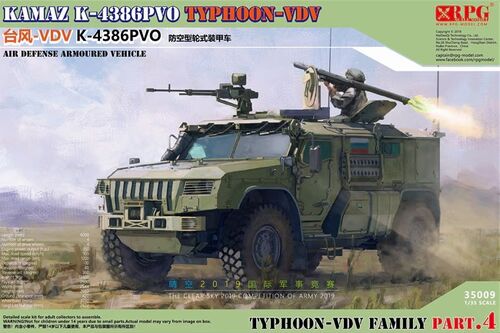 RPG-MODEL 35009 K-4386PVO Typhoon-VDV Air Defence Armoured Vehicle
