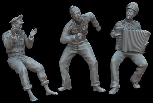White Stork Miniatures F72139 U-Boat Crew Part I