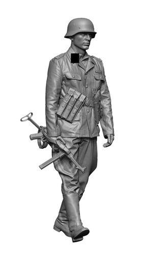 H3MODELS 35147 German WW2 Waffen SS Commander (1 Figure)