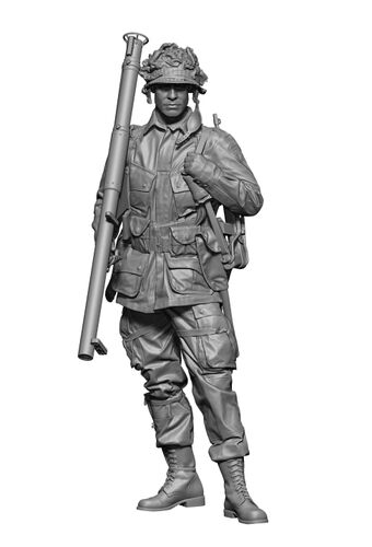 H3MODELS 48079 US WW2 Paratroopers - Bazooka Gunner 2 (1 Figure)