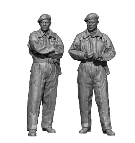 H3MODELS 35038 British WW2 Tank Crew Set (2 Figures)