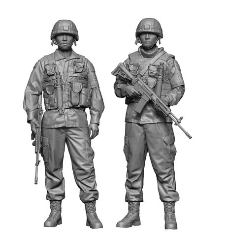 H3MODELS 35040 ROK Army GP Security Guard Set