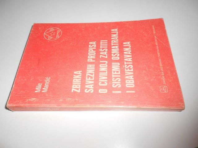 zbirka saveznih propisa o civilnoj zaštiti i sistemu os