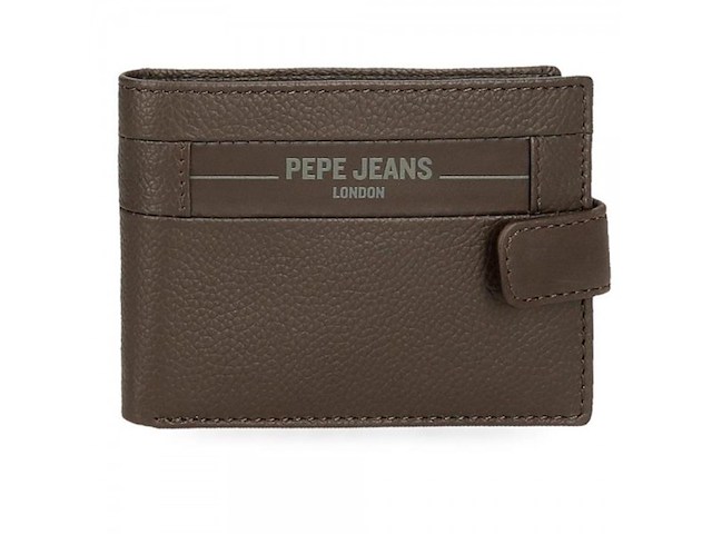 Muški kožni novčanik Pepe Jeans Checkbox brown 78833