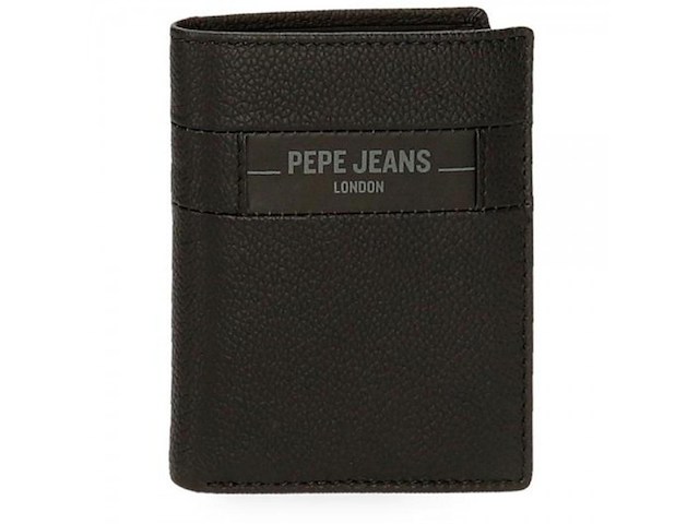 Muški kožni novčanik 10cm Pepe Jeans Checkbox black 78811