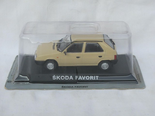 1:43 DeAgostini škoda favorit