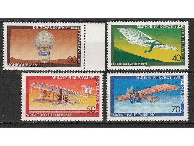 Berlin - 1978 - Aviation - MNH