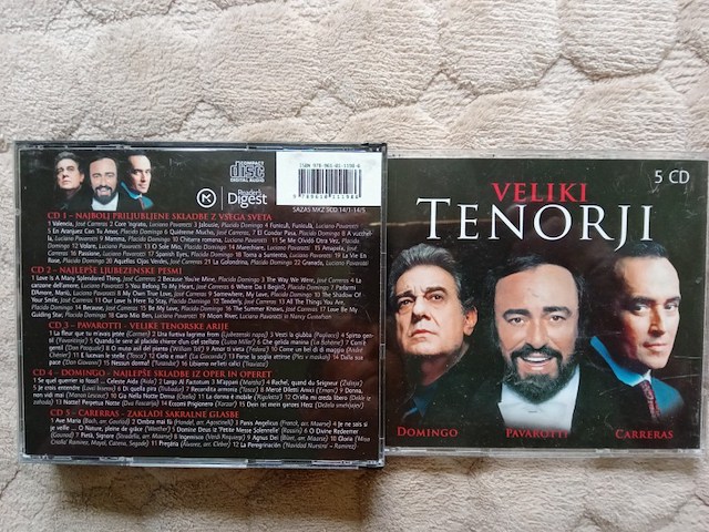 Veliki tenori 5 cd