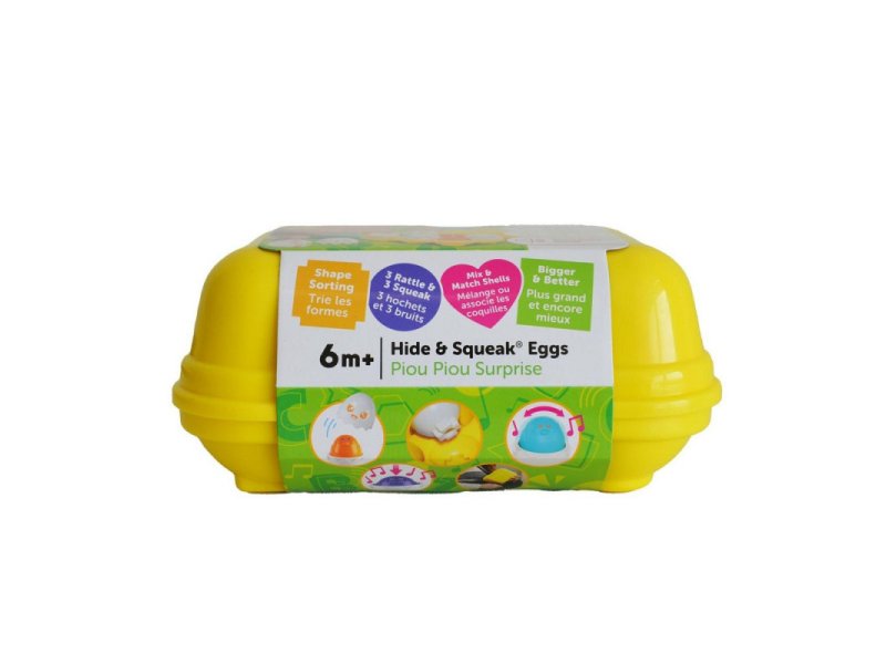 DEXY CO TOMY HIDE AND SQUEAK EGGS