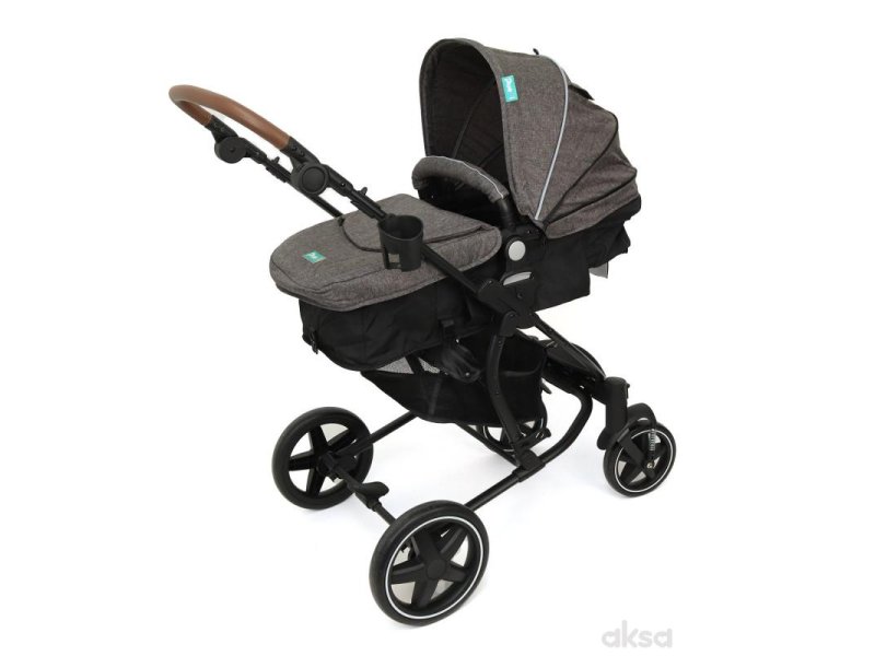 PUERRI KOLICA ZA BEBE BABY MOVE 2 U 1 GREY