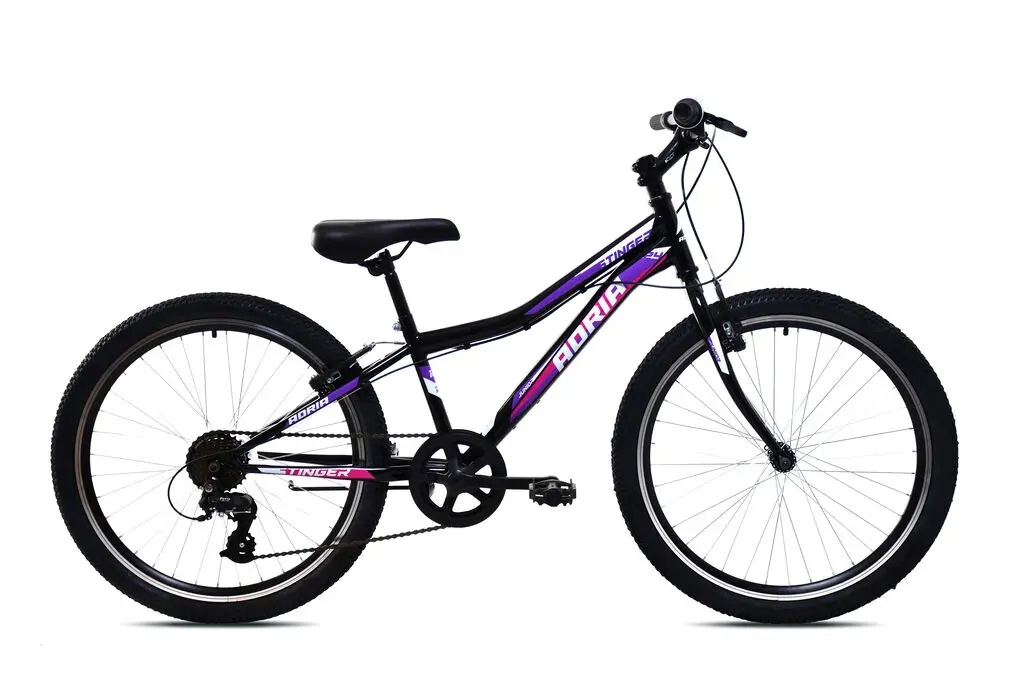 Adria Bicikl za decu Stinger, 24"/13", Crni