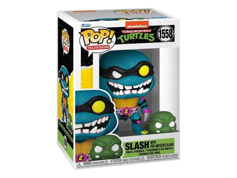 FUNKO POP! & BUDDY: TMNT – SLASH & PRE-MUTATED TURTLE SLASH