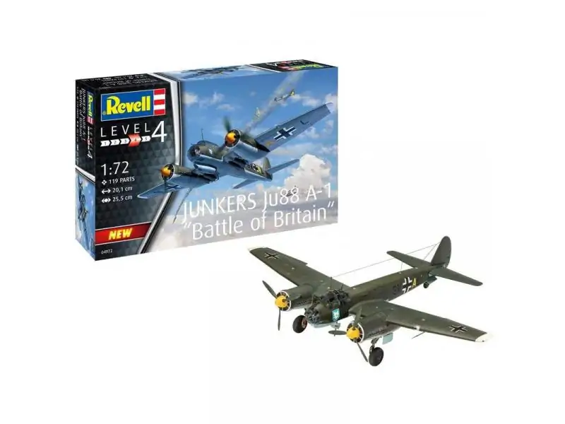 REVELL MAKETA JUNKERS JU88 A-1 BATTLE OF BRITAIN