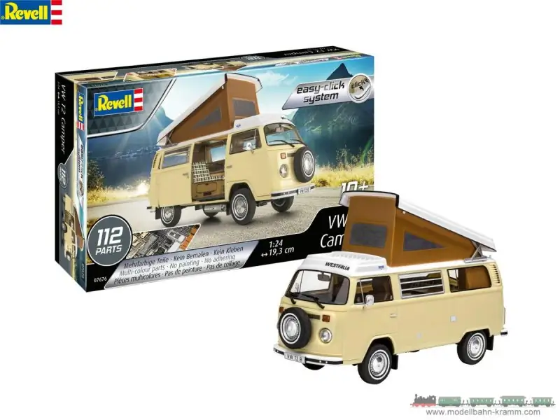 REVELL MAKETA VW T2 CAMPER EASY-CLICK-SYSTEM