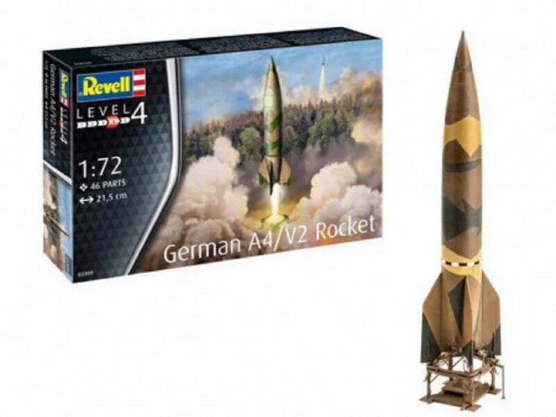 REVELL MAKETA GERMAN A4/V2 ROCKET ( RV03309/120 )