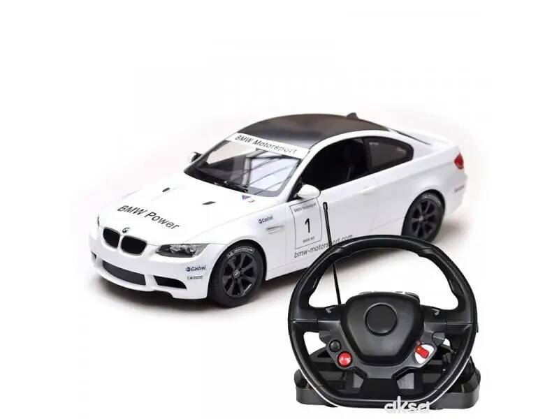 RASTAR RC BMW M3 SA VOLANOM 1:14 – CRN, BEL
