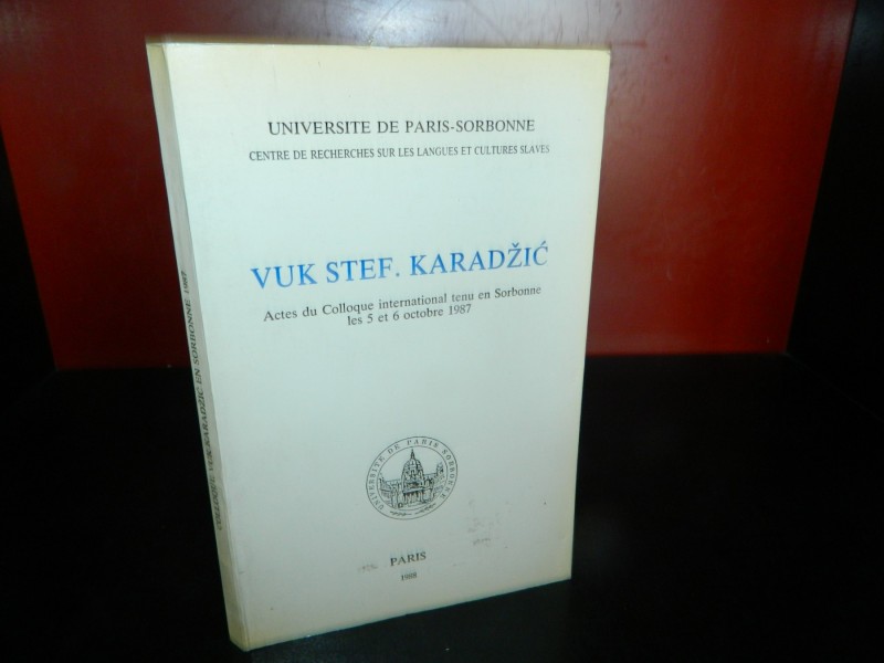 Vuk Stefanović Karadžić (Paris 1988)