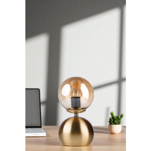 8904-2 Honey Gold Table Lamp