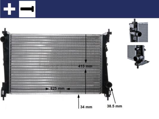 Hladnjak, hlađenje motora MAHLE CR 1112 000S