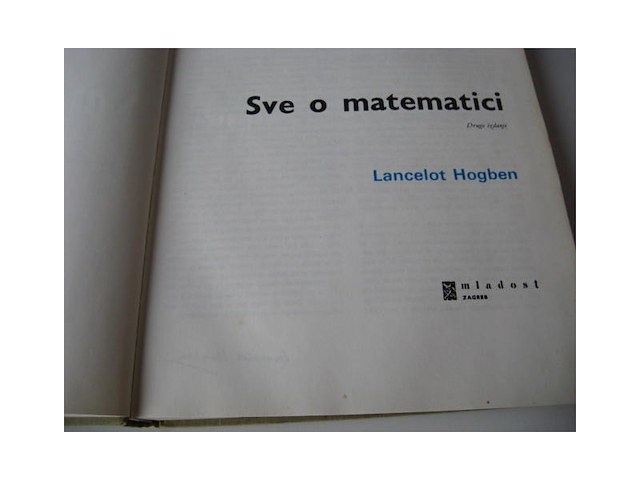 mm - SVE O MATEMATICI -Lanselot Hogben