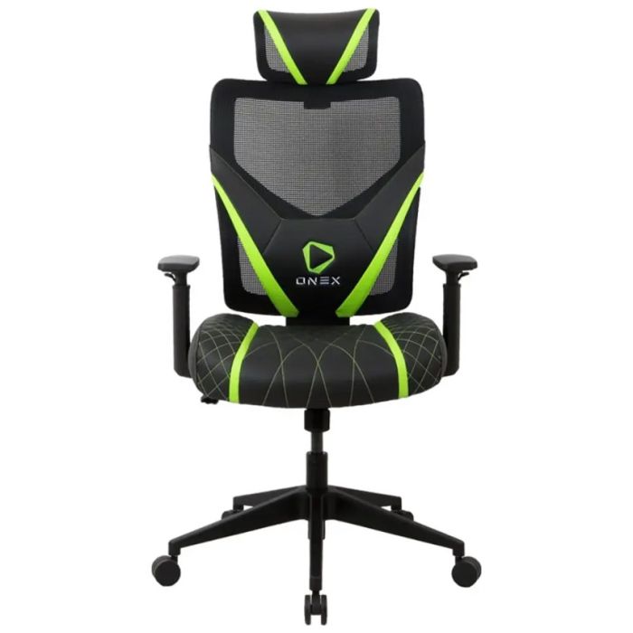 Stolica ONEX GE300-B Ergonomic Black/Green