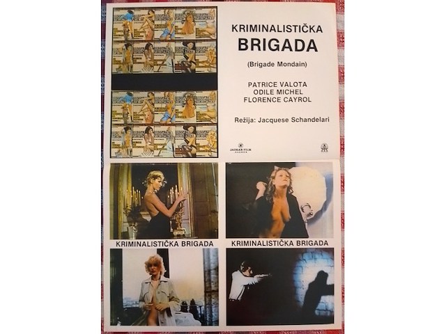 plakat KRIMINALISTIČKA BRIGADA