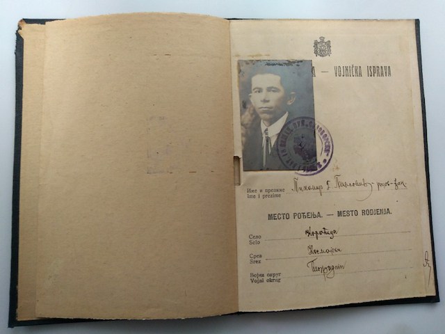 Vojnička isprava Kraljevina1924.