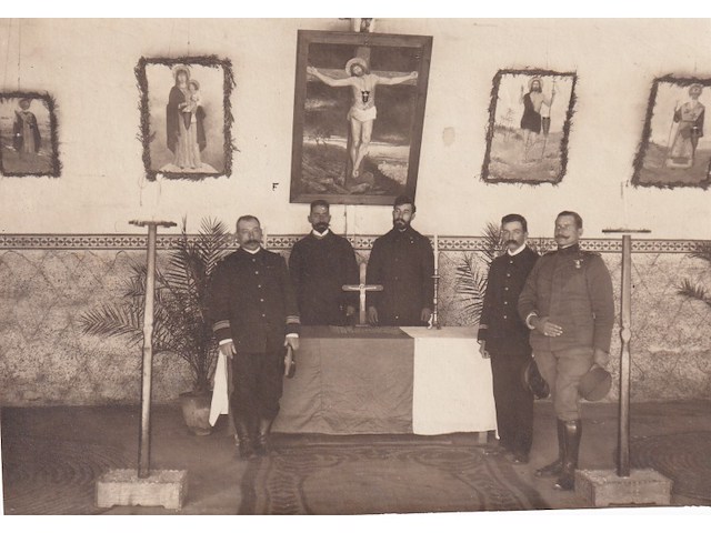 SRBIJA WWI FOTOGRAFIJA svestenici oficiri