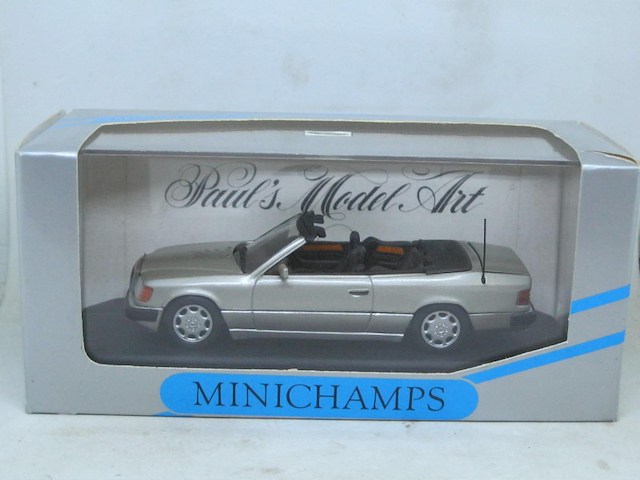 1:43 minichamps mercedes W124 cabriolet