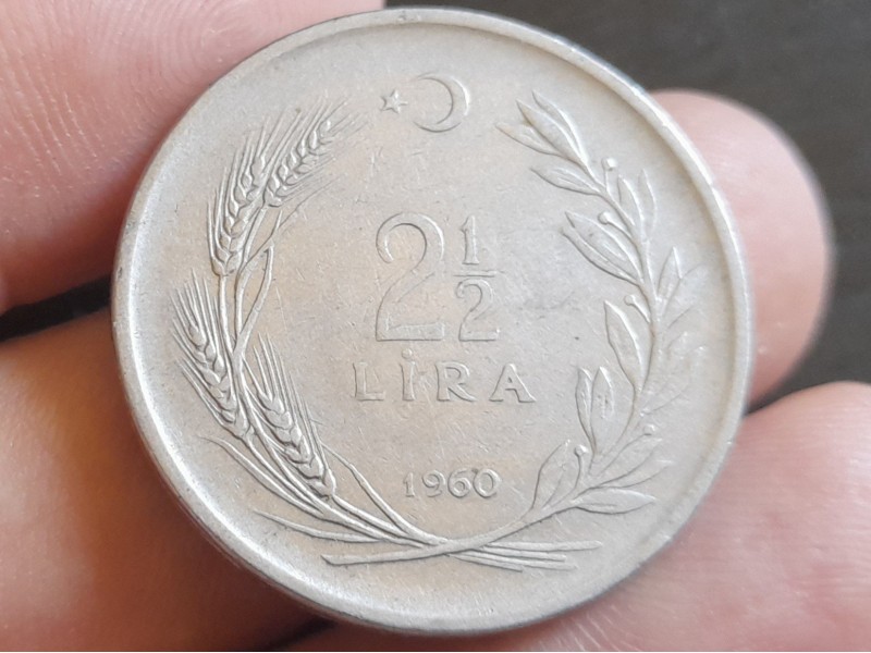 Turska, 2,5 lira 1960