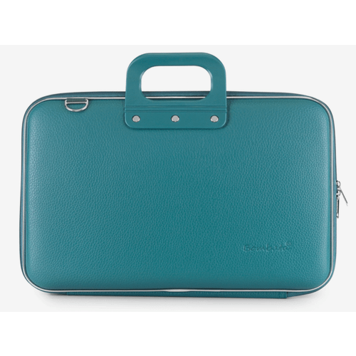 BOMBATA CLASSIC VINIL LAPTOP BRIEFCASE Torba (15") Teal Blue