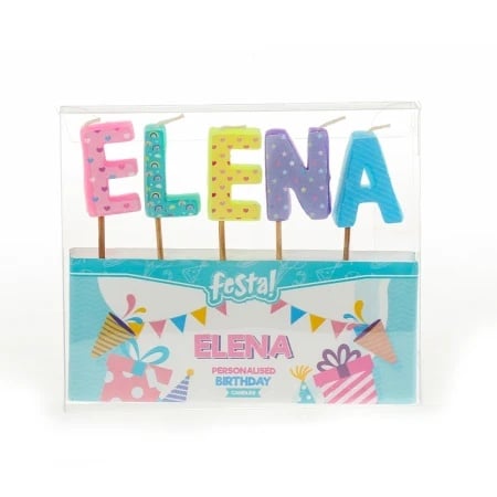 Festa natalis rođendanska svećica - odaberite ime elena ( 724013 )
