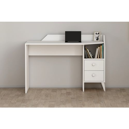 Star - White White Study Desk