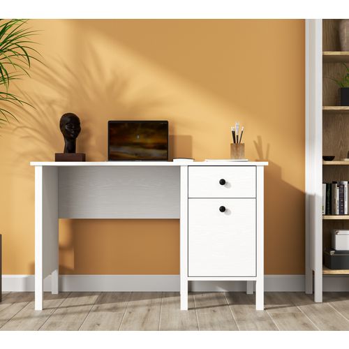 FRN-20036 Wooden White Study Desk