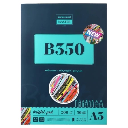 Professional master b bristol blok za crtanje - odaberite format b350 - 200g - 50 lista a3 ( 617125 )