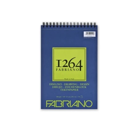 Fabriano 1264 drawing blok za crtanje sa spiralom a4 180g 50 lista ( 190002 )