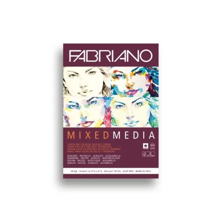 Fabriano mixedmedia blok sa spiralom a5 250g 40 lista ( 190029 )