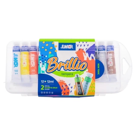 Junior brillio box tempera 12ml 12k ( 132002 )