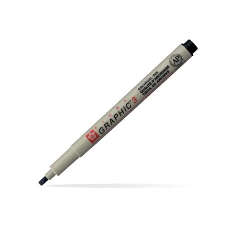 Royal Talens pigma graphic liner black 3.0mm ( 672092 )