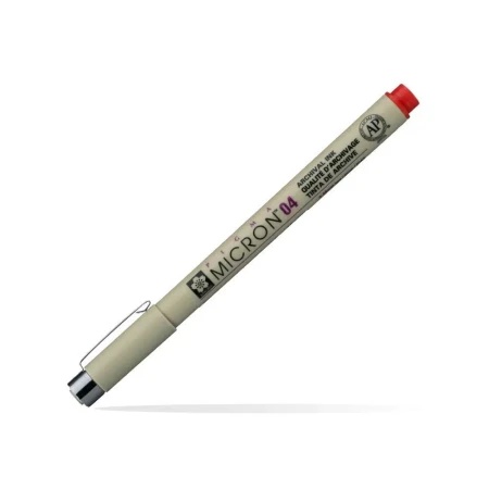 Royal Talens pigma micron 04 liner red 19 0.4mm ( 672035 )