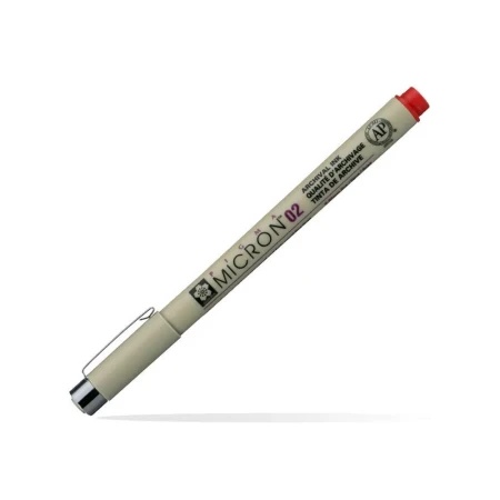 Royal Talens pigma micron 02 liner red 19 0.3mm ( 672031 )