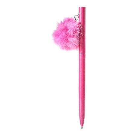 Sazio elegant hemijska olovka pom-pom plava roze ( B2C00290 )